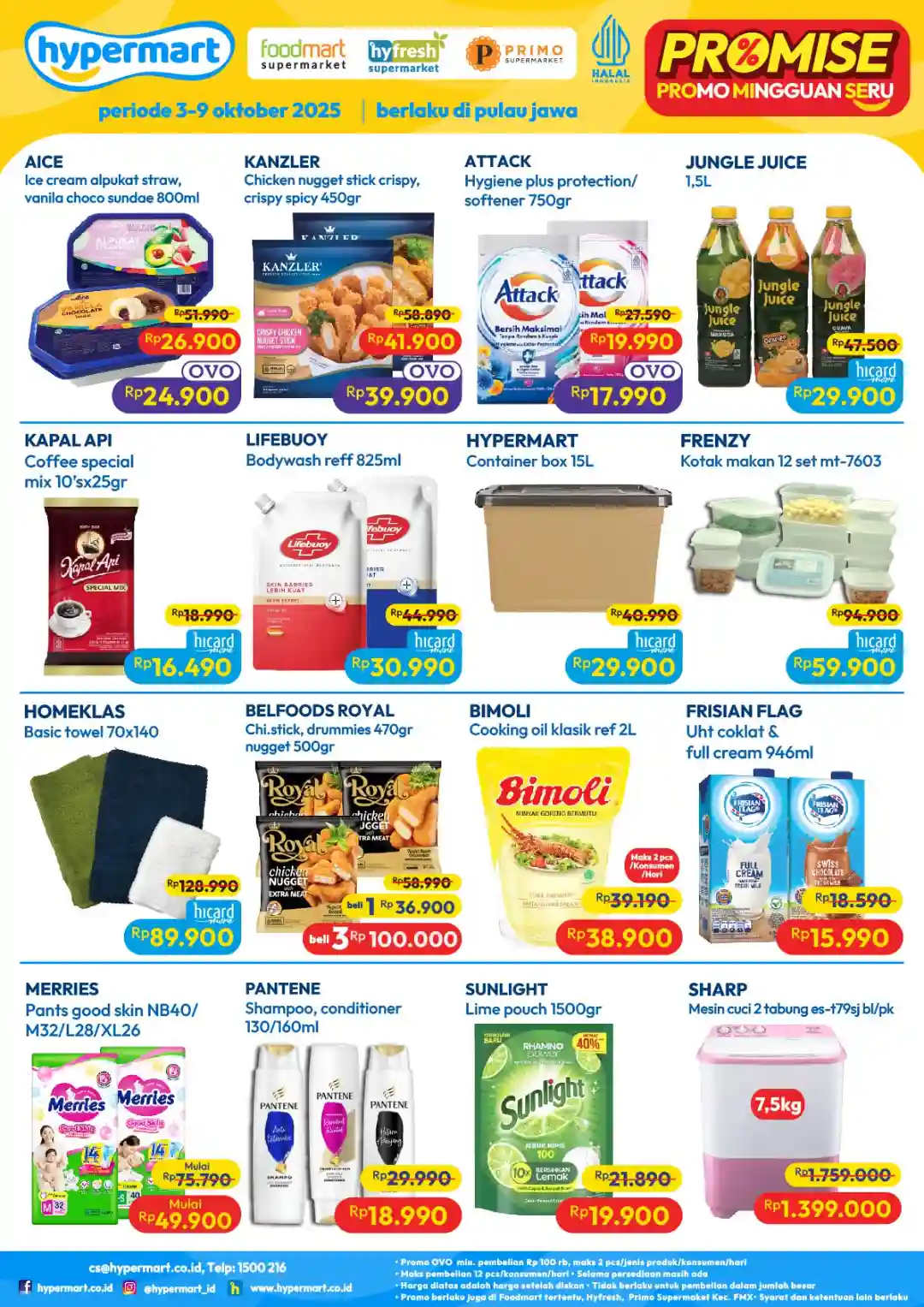 Promo Koran JSM HYPERMART Terbaru 24 - 26 Oktober 2025 | harga-promo.net